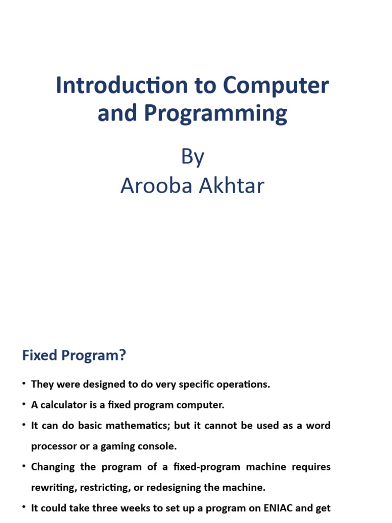 Lec4-Von Neumann Architecture | PDF | Computer Data Storage | Central Processing Unit