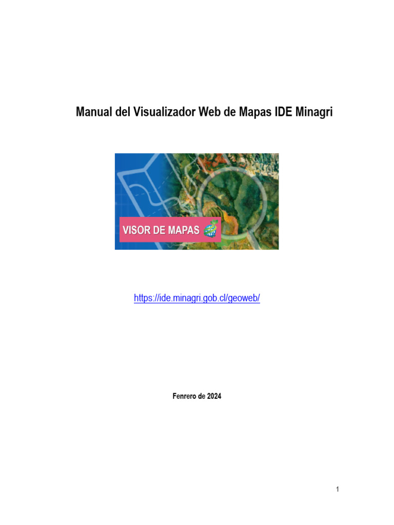 Manual del Visualizador IDE Minagri | PDF | Botón (Computación) | Los bosques
