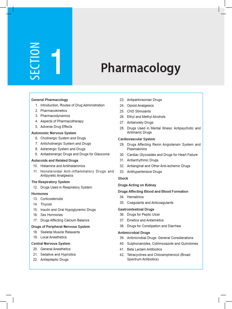 Comprehensive Guide to Pharmacology | PDF | Bioavailability ...
