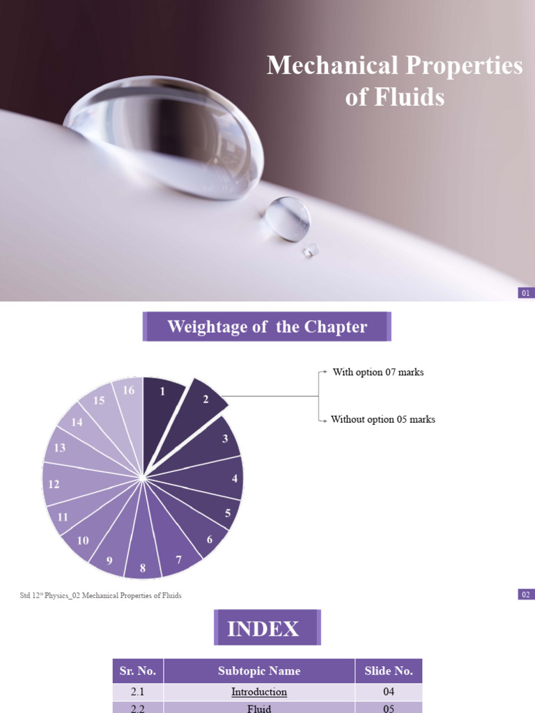 Mechanical Properties of Fluids Explained | PDF | Pressure | Fluid Mechanics