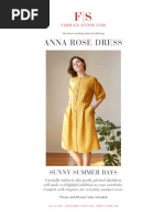 RP Pattern Patsy Party Dress Ladies US Letter PDF | PDF | Seam (Sewing ...
