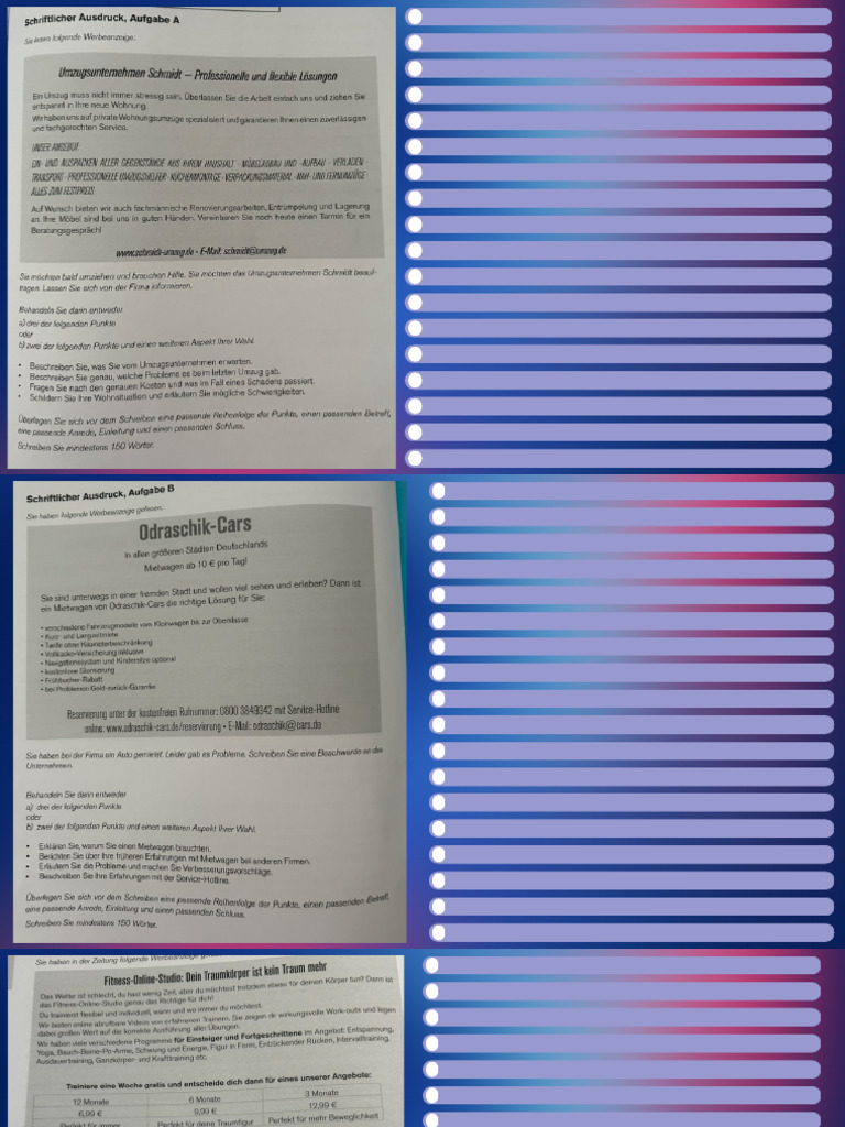 Telc Exam Schreiben | PDF