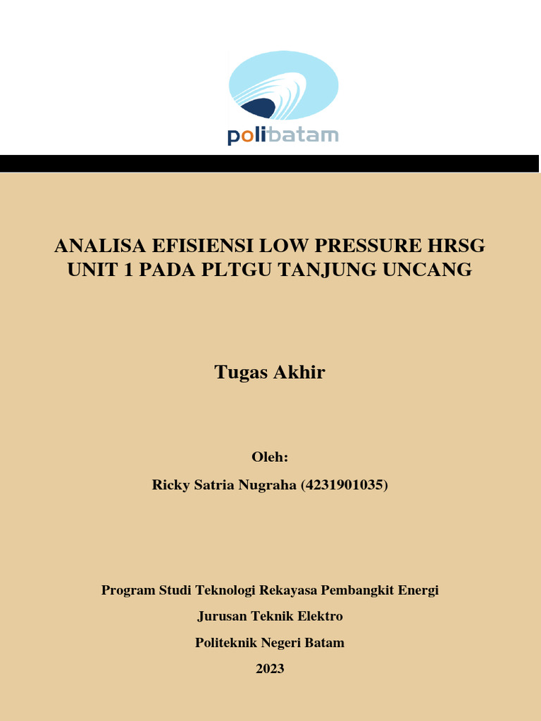 Tugas Akhir Ricky Satria Nugraha | PDF