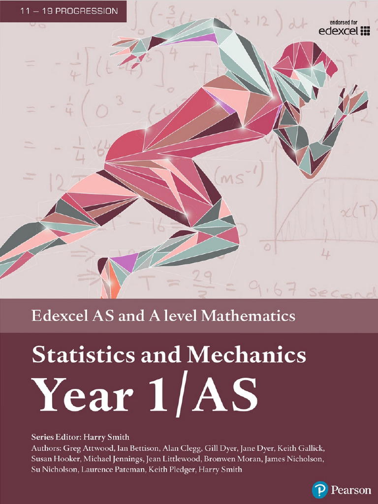 9MA0 Edexcel A-Level Mathematics Year 1 Statistics & Mechanics Textbook ...