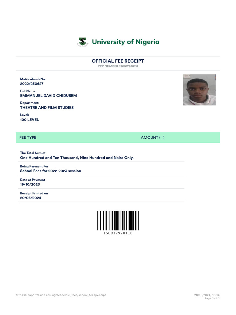 UNN SM Core Portal | PDF