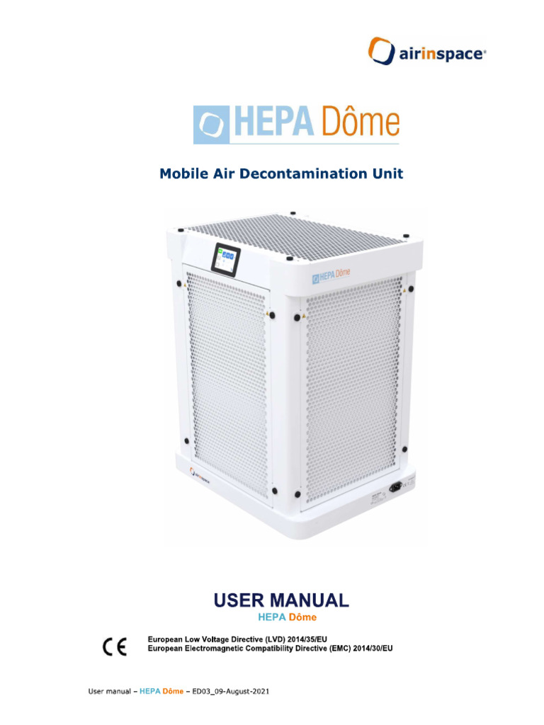 HEPA Dome User Manual | PDF