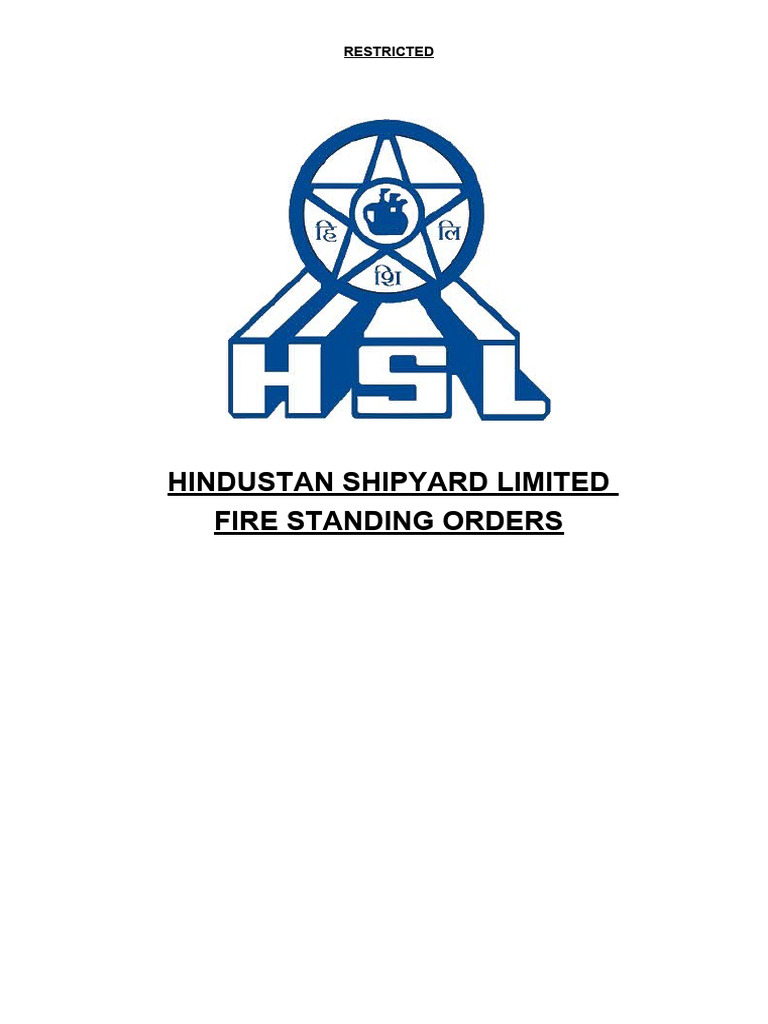 Draft HSL Fire Standing Order | PDF | Fires | Combustion