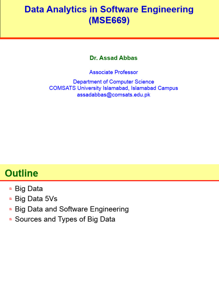 Lecture 3a Big data | Download Free PDF | Big Data | Analytics
