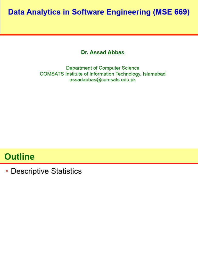 Lecture 5 (Descriptive Statistics) | PDF | Standard Score | Mode (Statistics)