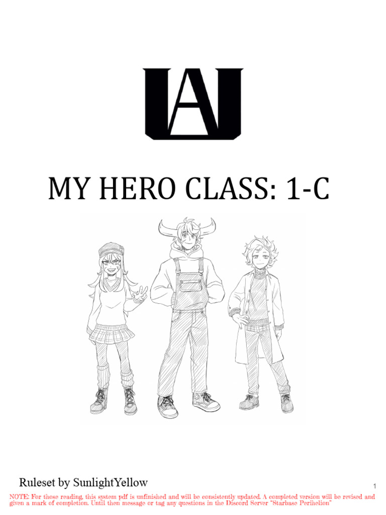 Class 1-C Tabletop Rulebook | PDF