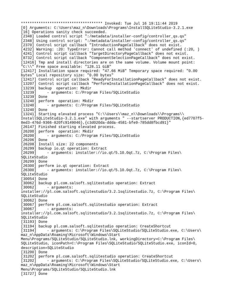 InstallationLog | PDF | Utility Software | Microsoft Windows