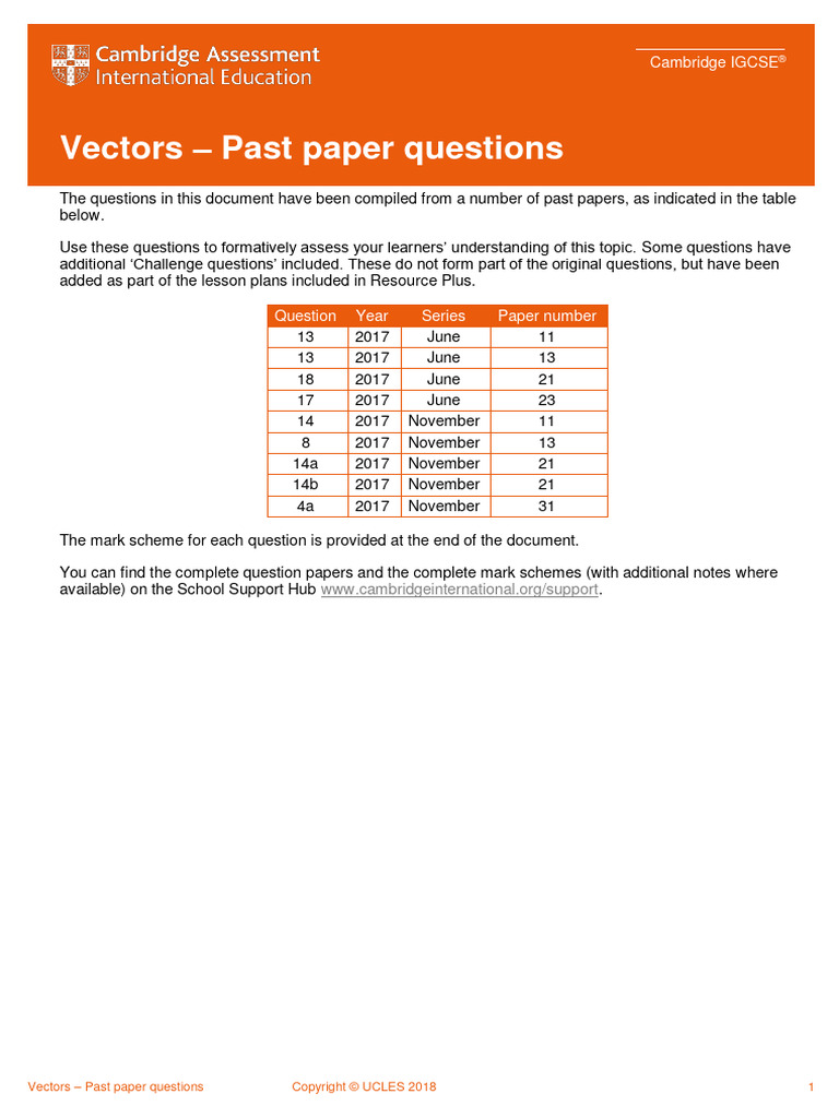 502518897-0580-Vectors-Ppq-V1 2 | PDF | Algebra | Linear Algebra