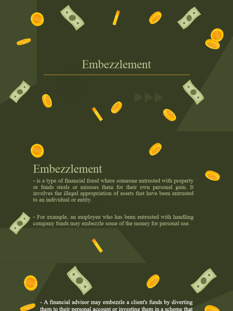 Understanding Embezzlement and Prevention | PDF | Embezzlement ...