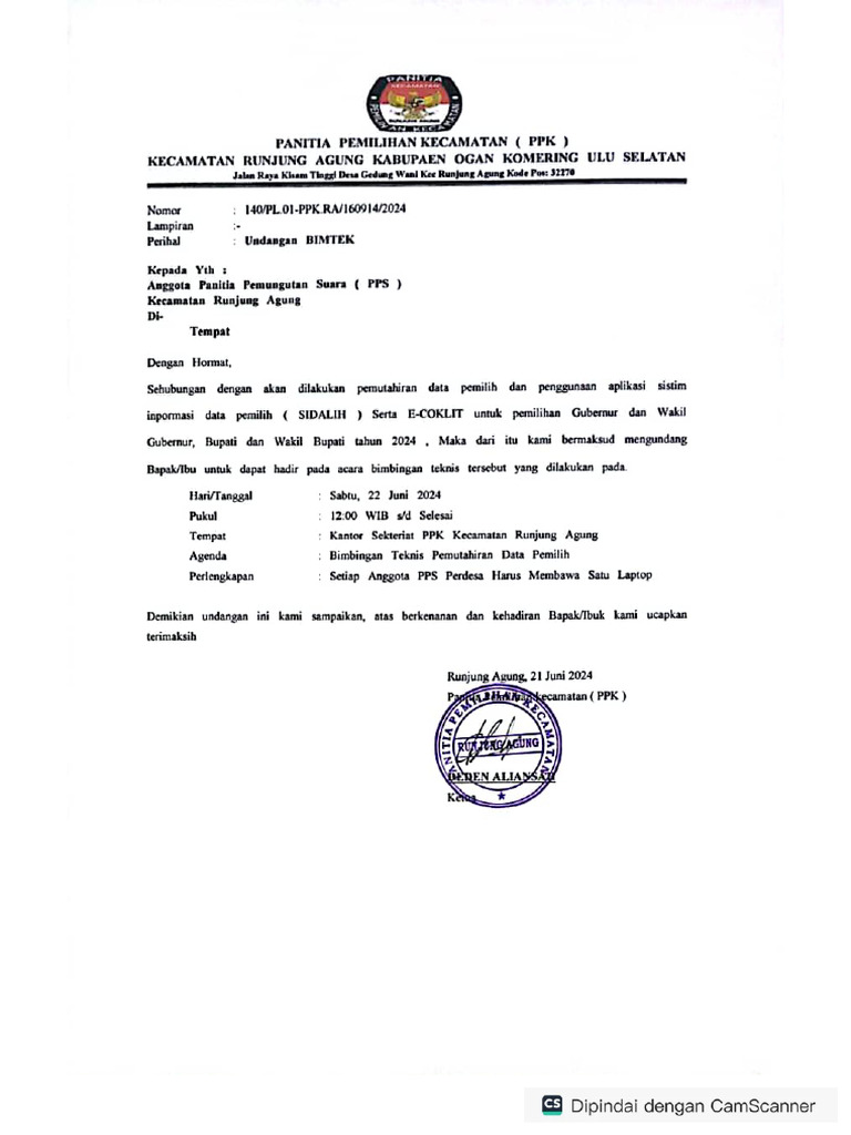 Undangan Pps Benar | PDF