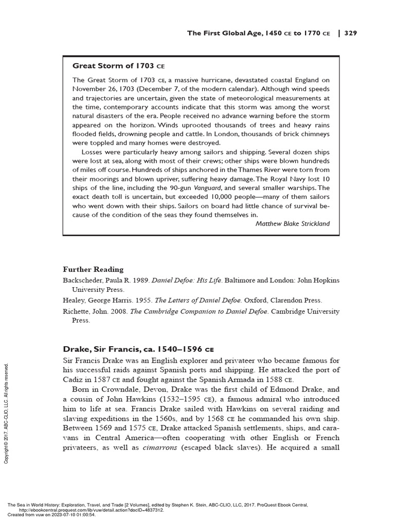 The Sea in World History Exploration Travel and Tr... - (Drake Sir ...