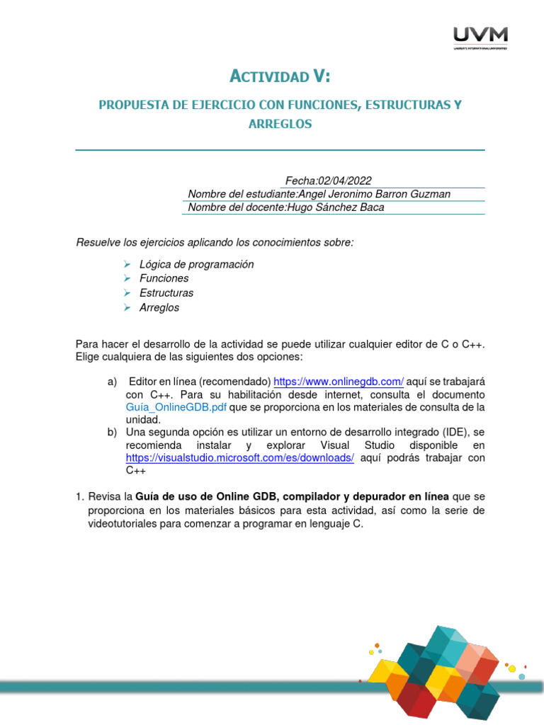 Actividad 5 | PDF | Biblioteca (informática) | Programa de computadora