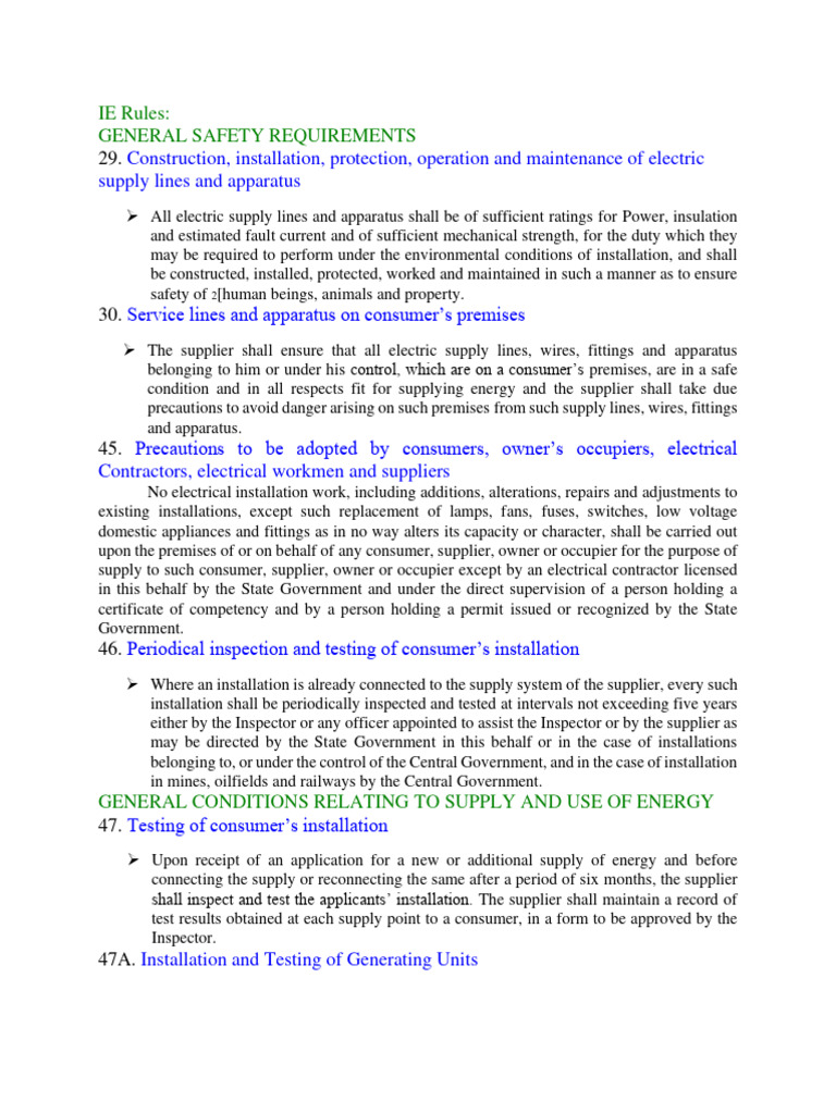 I Am Sharing 'IE Rules' With You | PDF | Electric Power Transmission ...