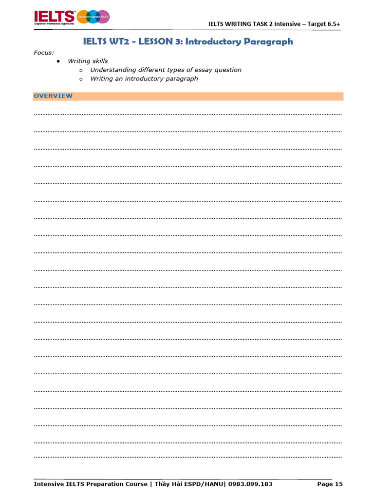 Ielts WT2 6.5+ - L3 | PDF | Essays