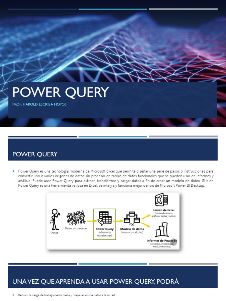 Power Query | PDF | Archivo de computadora | Microsoft Excel