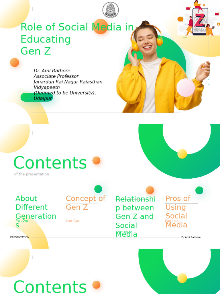 Role of Social Media in Educating Gen Z | PDF | Behavioural Sciences ...