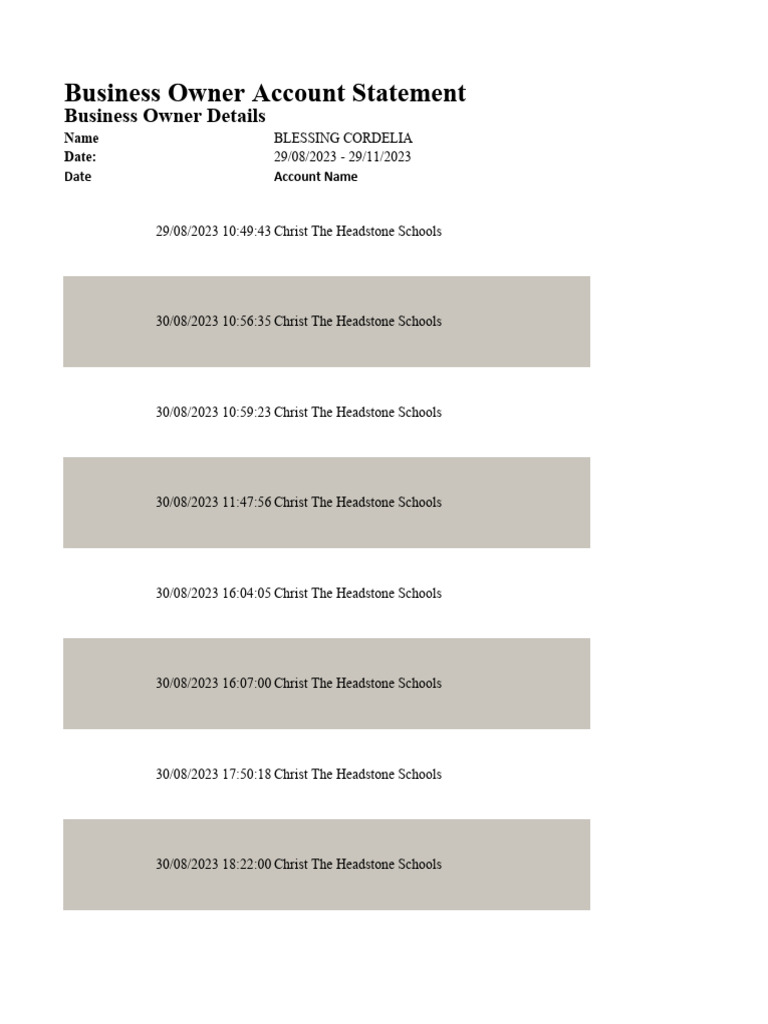account-statement | Download Free PDF | Banking | Financial Services
