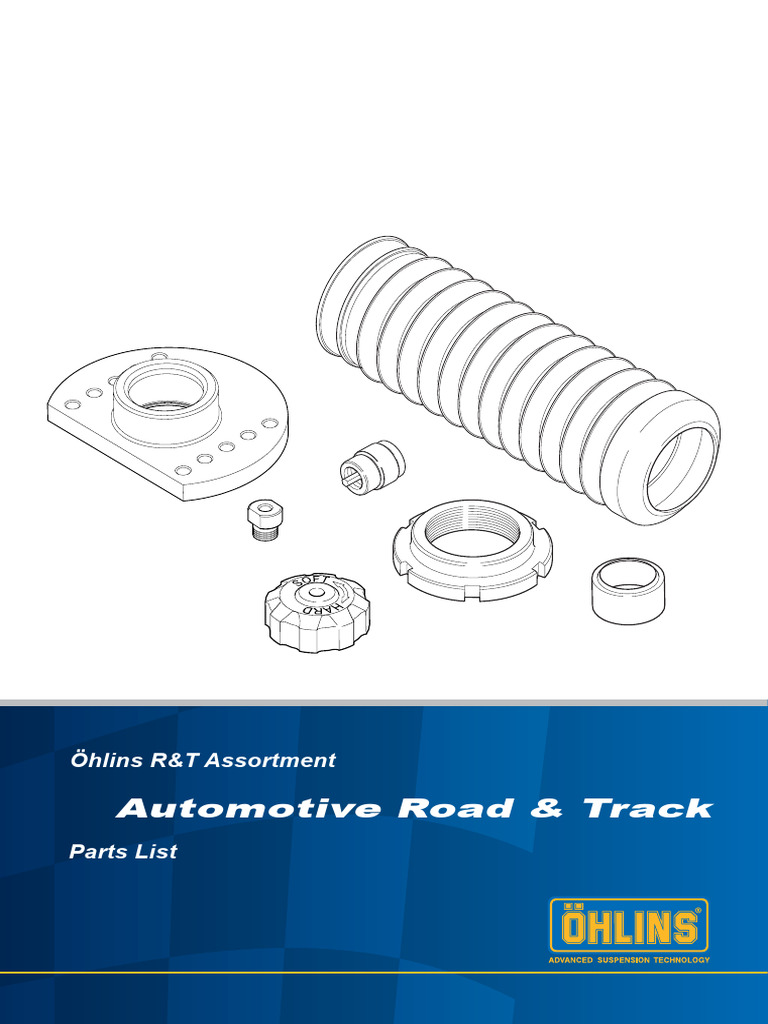 Öhlins DTC Road Track Spare Parts Manual v1.0 | PDF | Sports Cars ...
