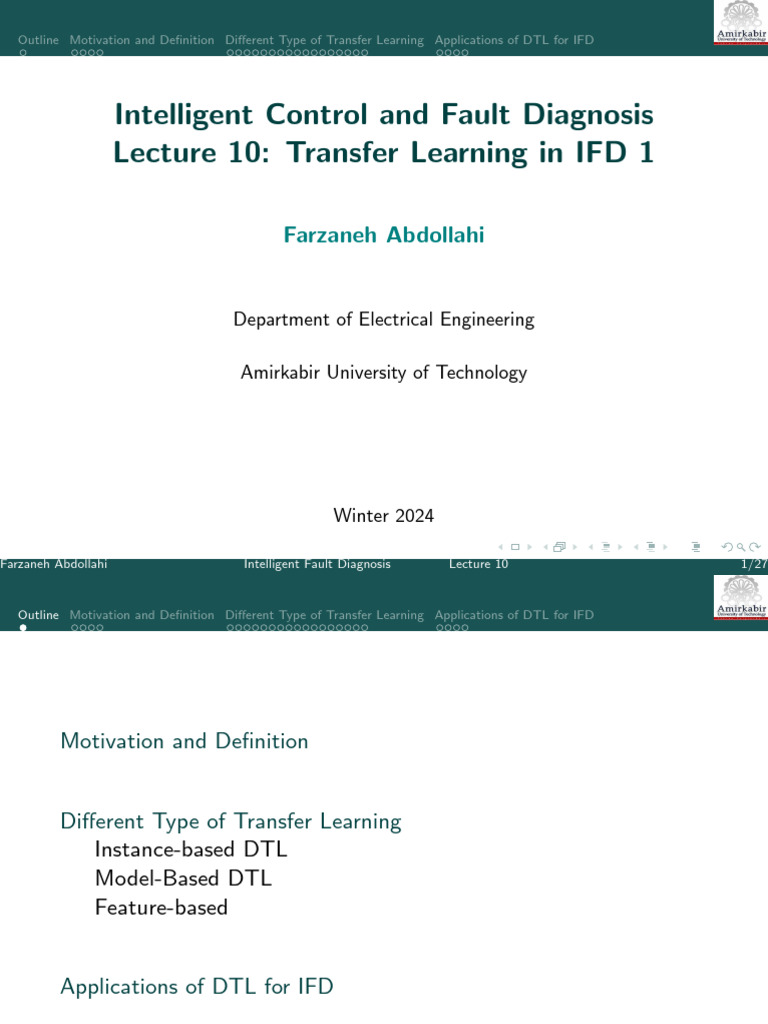 12.lec 11 Transfer Learning 1 | PDF | Artificial Neural Network | Deep Learning