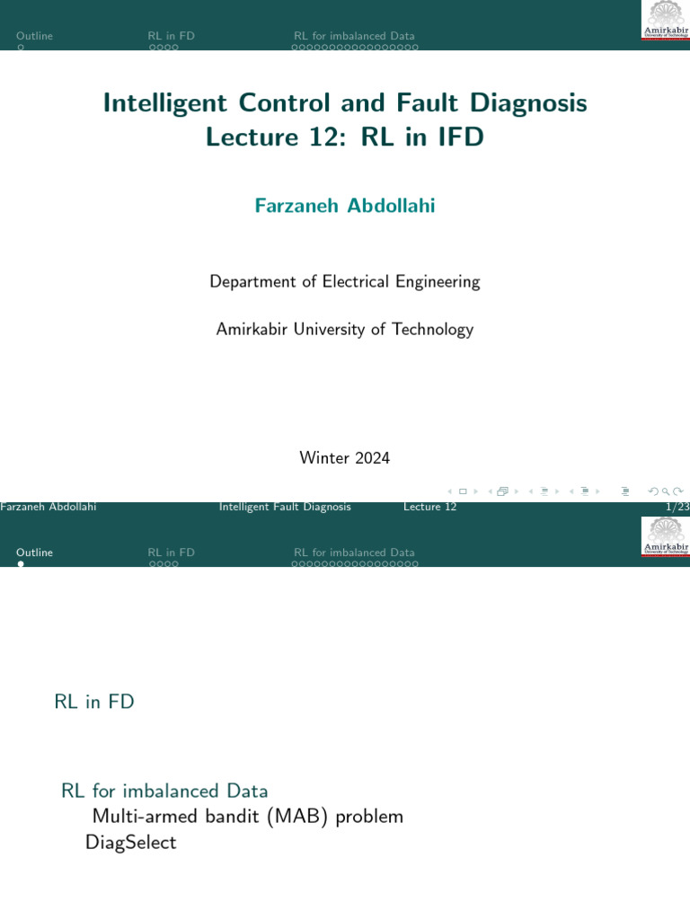14.lec 13 RL Fault | PDF | Algorithms | Cognitive Science