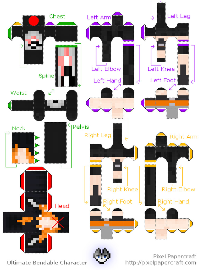 Minecraft Bendable Character | PDF