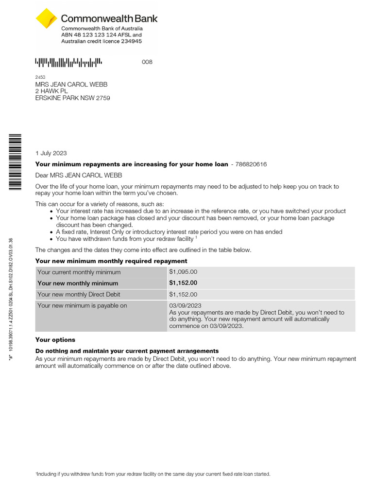 Home Mortgage Bank Statement | PDF | Mortgages | Interest