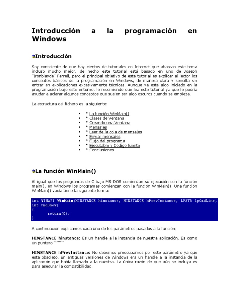 Introducción A La Programación En Opengl Pdf Ventana Informática