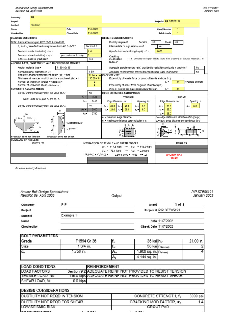 STE05121 Spreadsheet | Download Free PDF | Structural Engineering ...