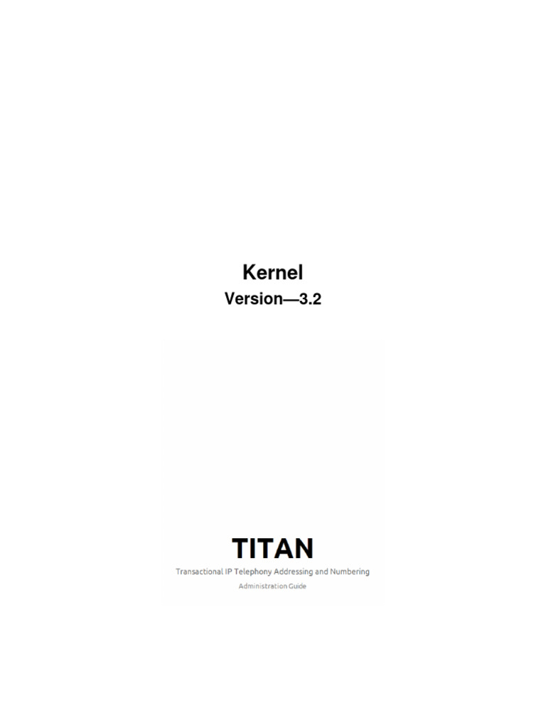 Kernel | PDF | Kernel (Operating System) | Telecommunications
