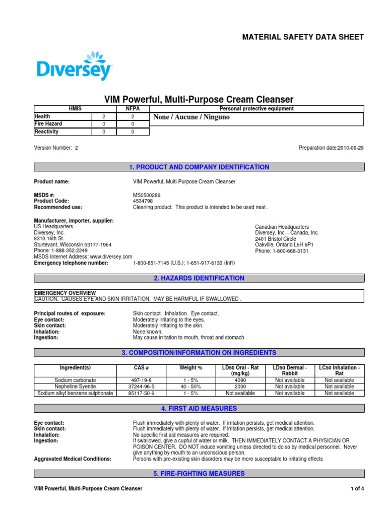12 Vim | Download Free PDF | Personal Protective Equipment | Toxicity
