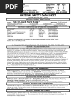 Ecolab Foam Hand Soap Safety Data Sheet | PDF | Toxicity | Waste Management