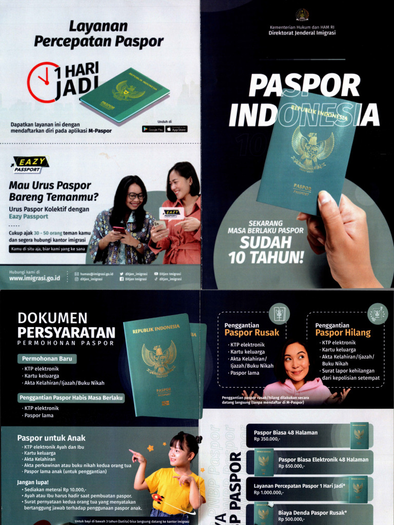 Pamflet Pembuatan Pasport | PDF