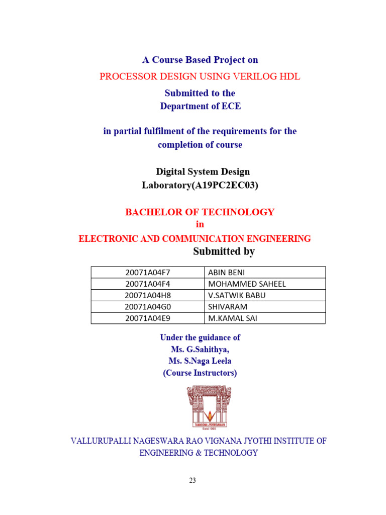 DSD Report Format Leela | PDF | Engineering
