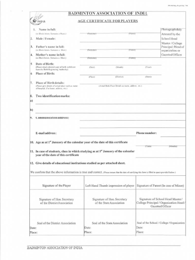 New Bai Id - 2022 | PDF