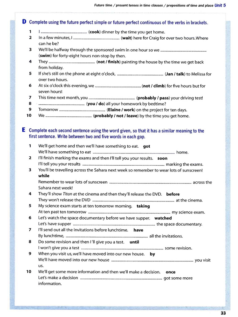 Destination B2. Grammar Vocabulary with Answer Key-pages-35 | PDF