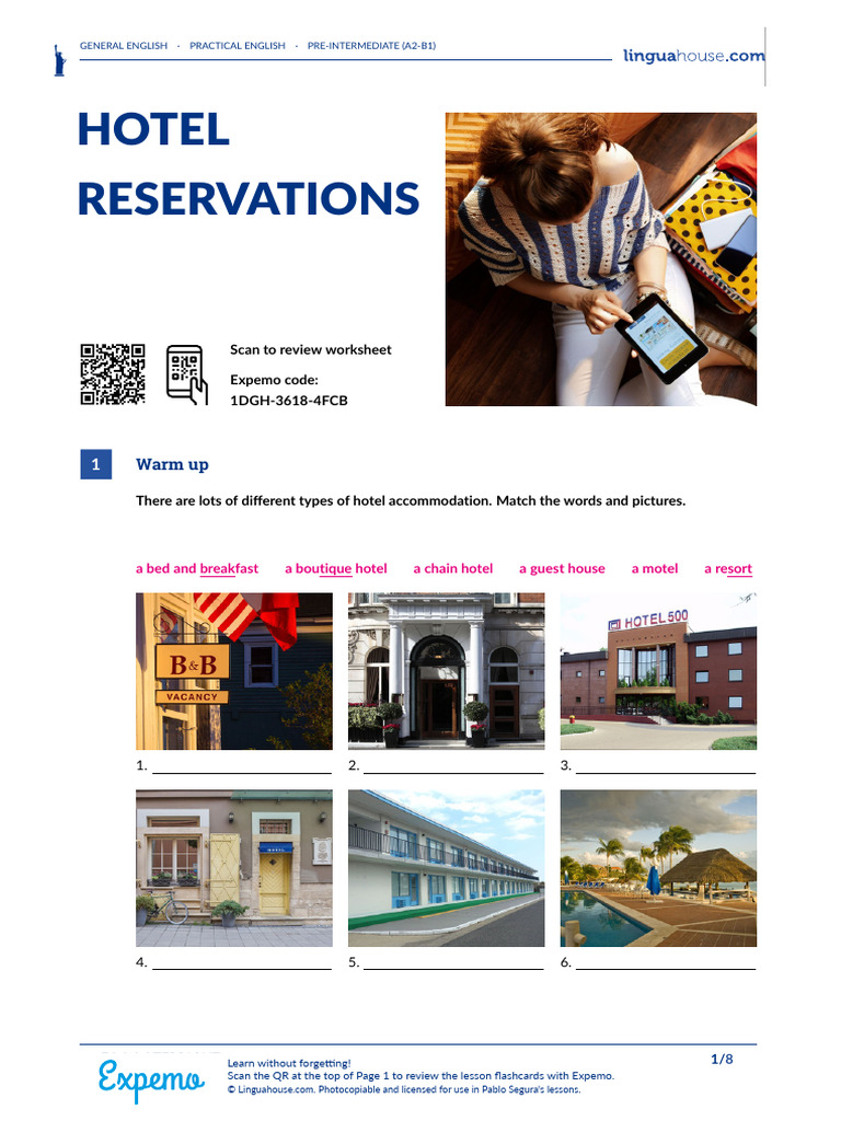 Hotel Reservations American English Student | PDF | Hotel | Motel