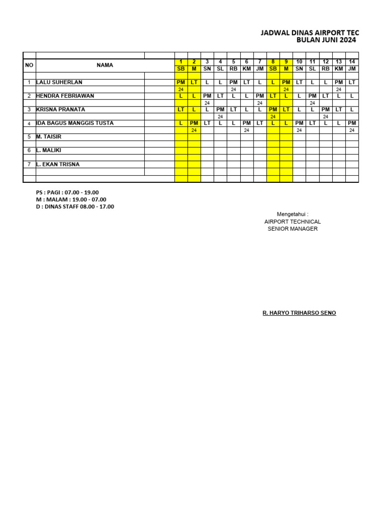 Jadwal at Juni | PDF