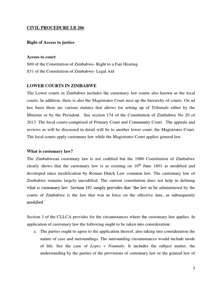 Civil Procedure Notes | PDF | Judgment (Law) | Summons