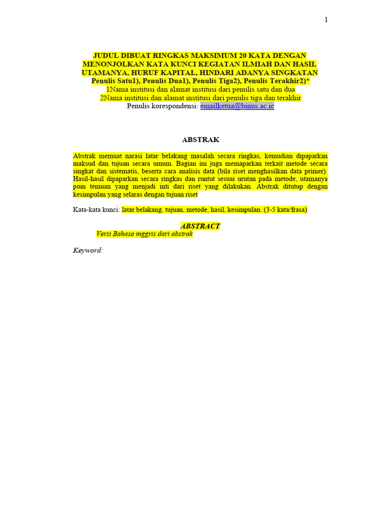 Template PKM-AI 2024 | PDF