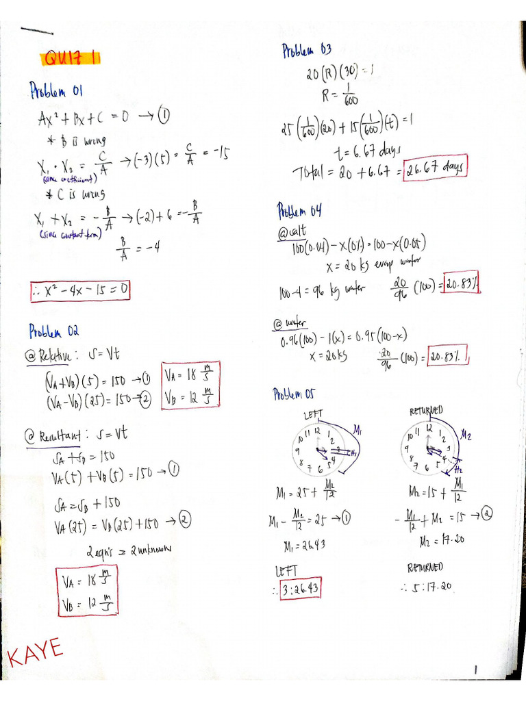 Mste Compiled Solutions | PDF