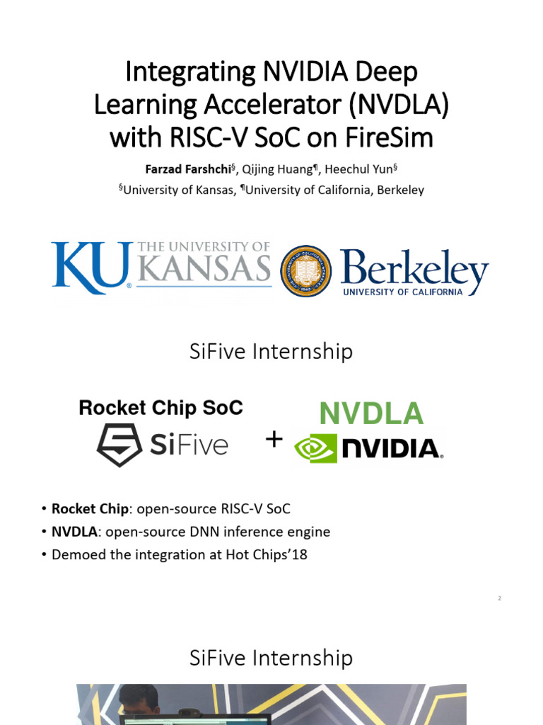 nvdla-emc2019-slides | Download Free PDF | System On A Chip | Multi Core Processor