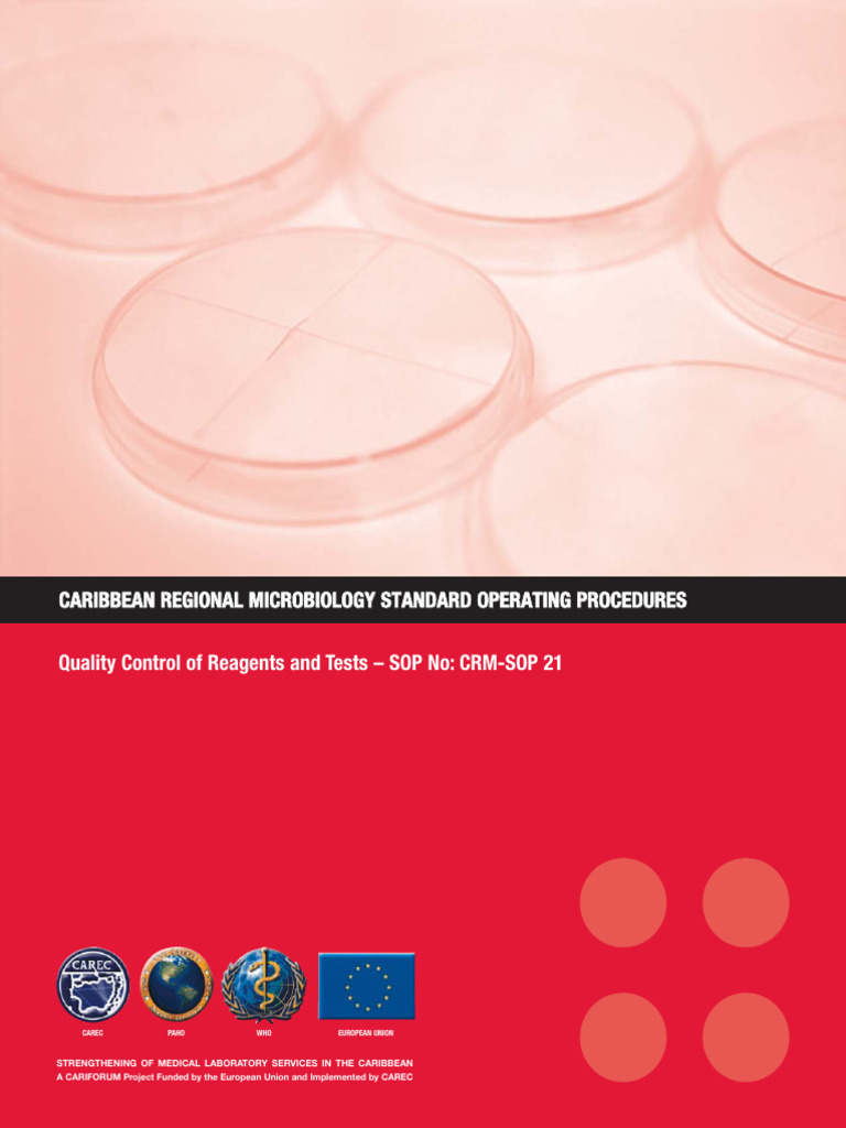 QualityControl Reagents Tests | PDF | Penicillin | Streptococcus
