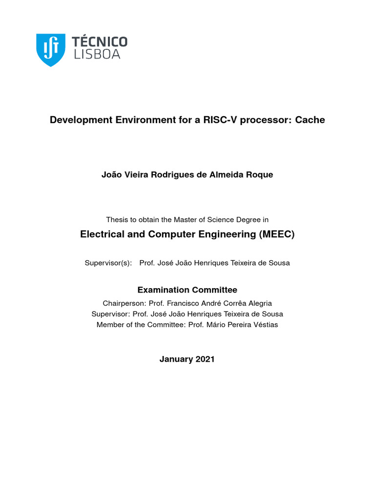 Thesis | PDF | Cpu Cache | Random Access Memory