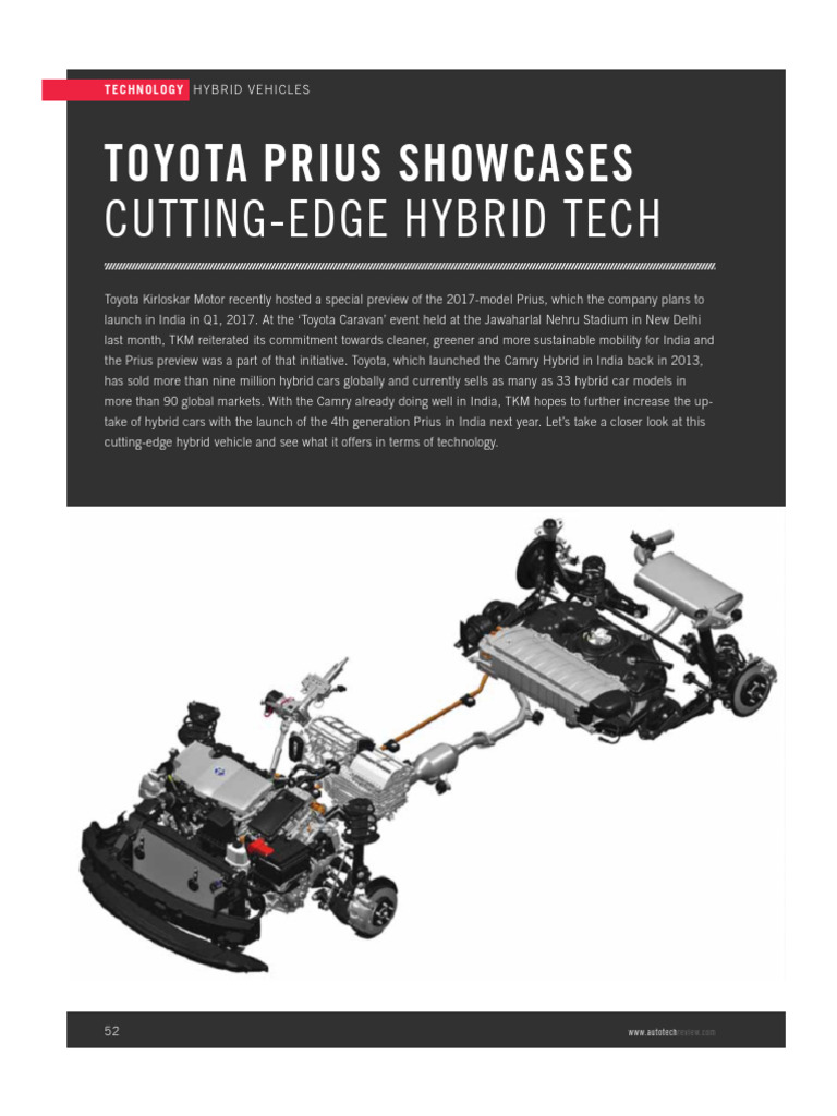 TOYOTA PRIUS | PDF | Hybrid Electric Vehicle | Hybrid Vehicle