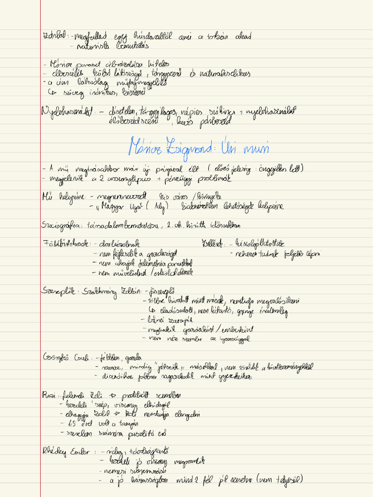 Magyar Irodalom | PDF