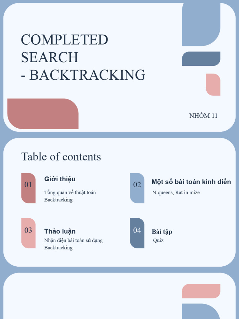 O11.KHTN.G11.Backtracking Final | PDF